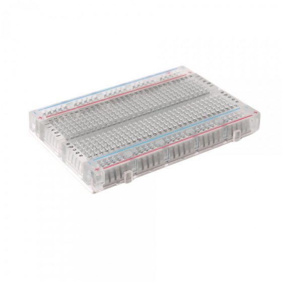 White Breadboard 8.5 x 5.5cm | Electronics in Touch Co.