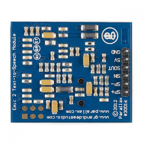 Text-to-Speech Module - Emic 2 | Electronics in Touch Co.