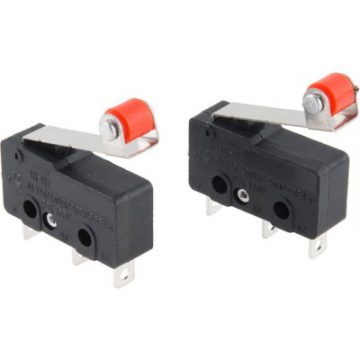 Limit Switch 3-Pin, SPDT, 5A | Electronics in Touch Co.