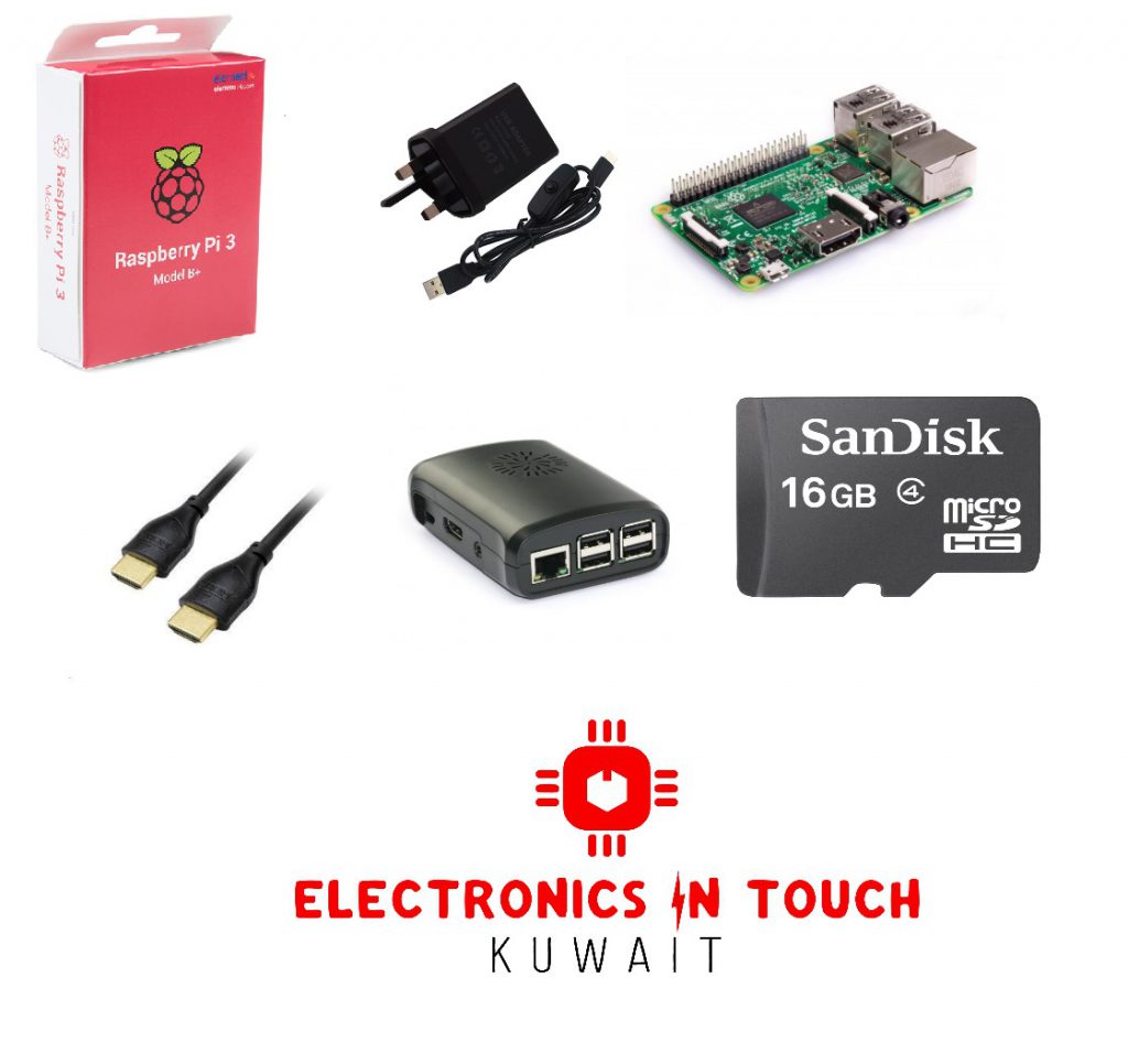 Raspberry Pi 3 Kit + Preinstalled SD Card with Raspbian | Electronics ...