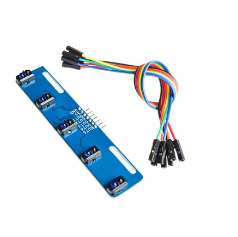 5 channels Infrared Reflective Sensor Line Follower | Electronics in ...