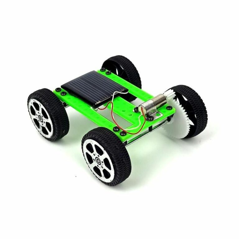 DIY Mini Solar Car with Gear and Motor 8x7cm | Electronics in Touch Co.