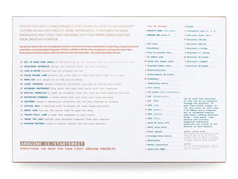 Arduino Starter Kit English-language | Electronics in Touch Co.