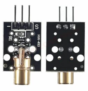 Laser Transmitter Module with Laser Sensor Module | Electronics in ...